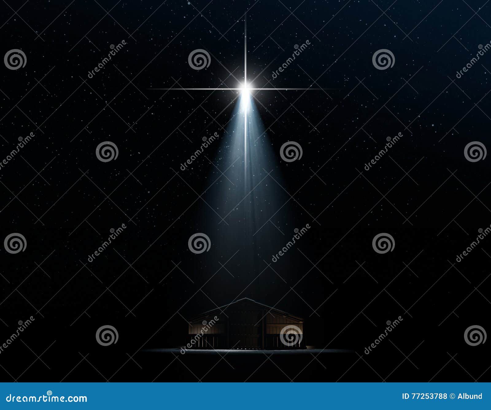 Abstract Nativity Scene stock illustration. Illustration of light ...