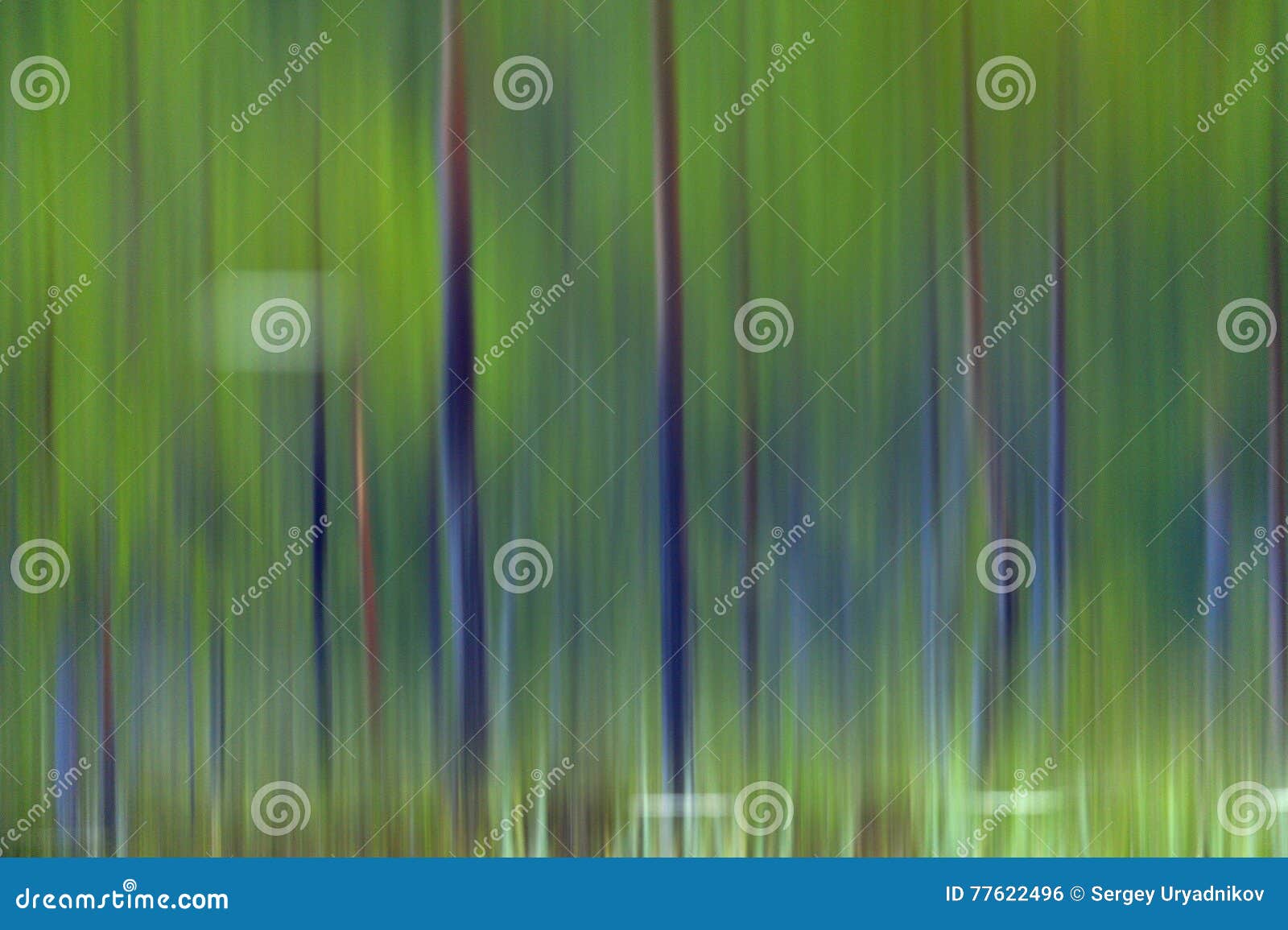 Abstract Natural Background. Green Reflections of Trees on the Water ...