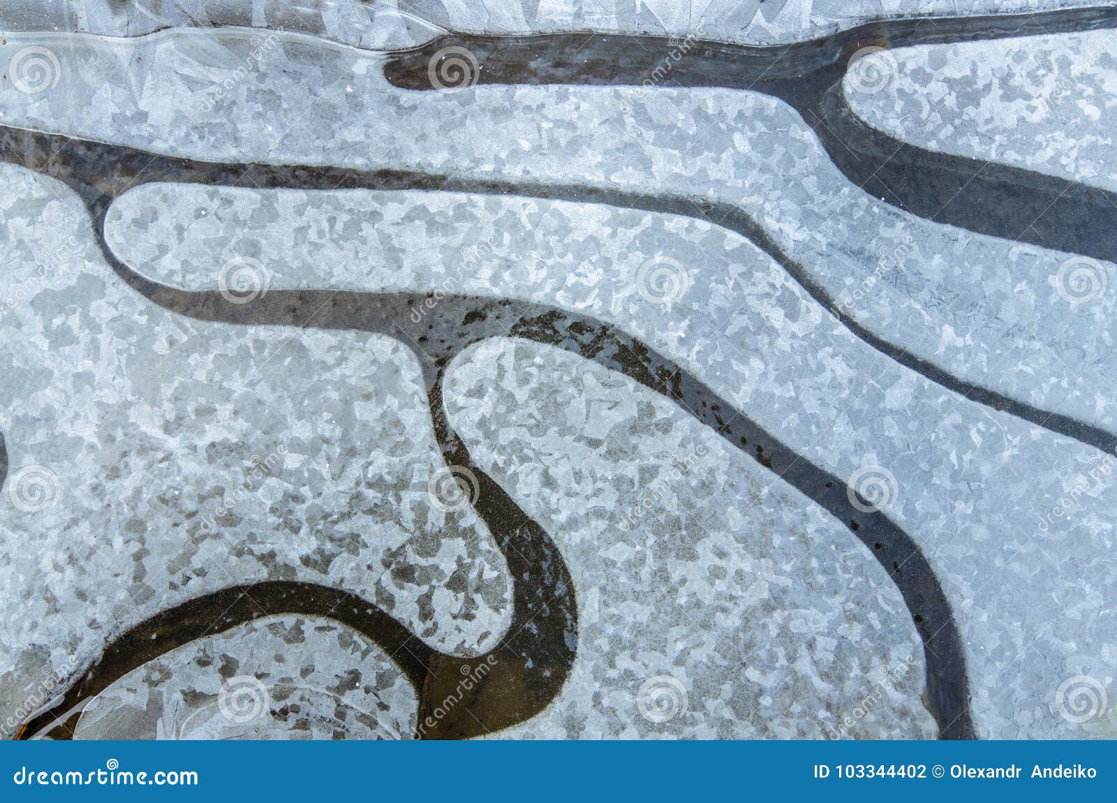 Abstract Natural Background with Patterns of Ice Stock Photo - Image of ...