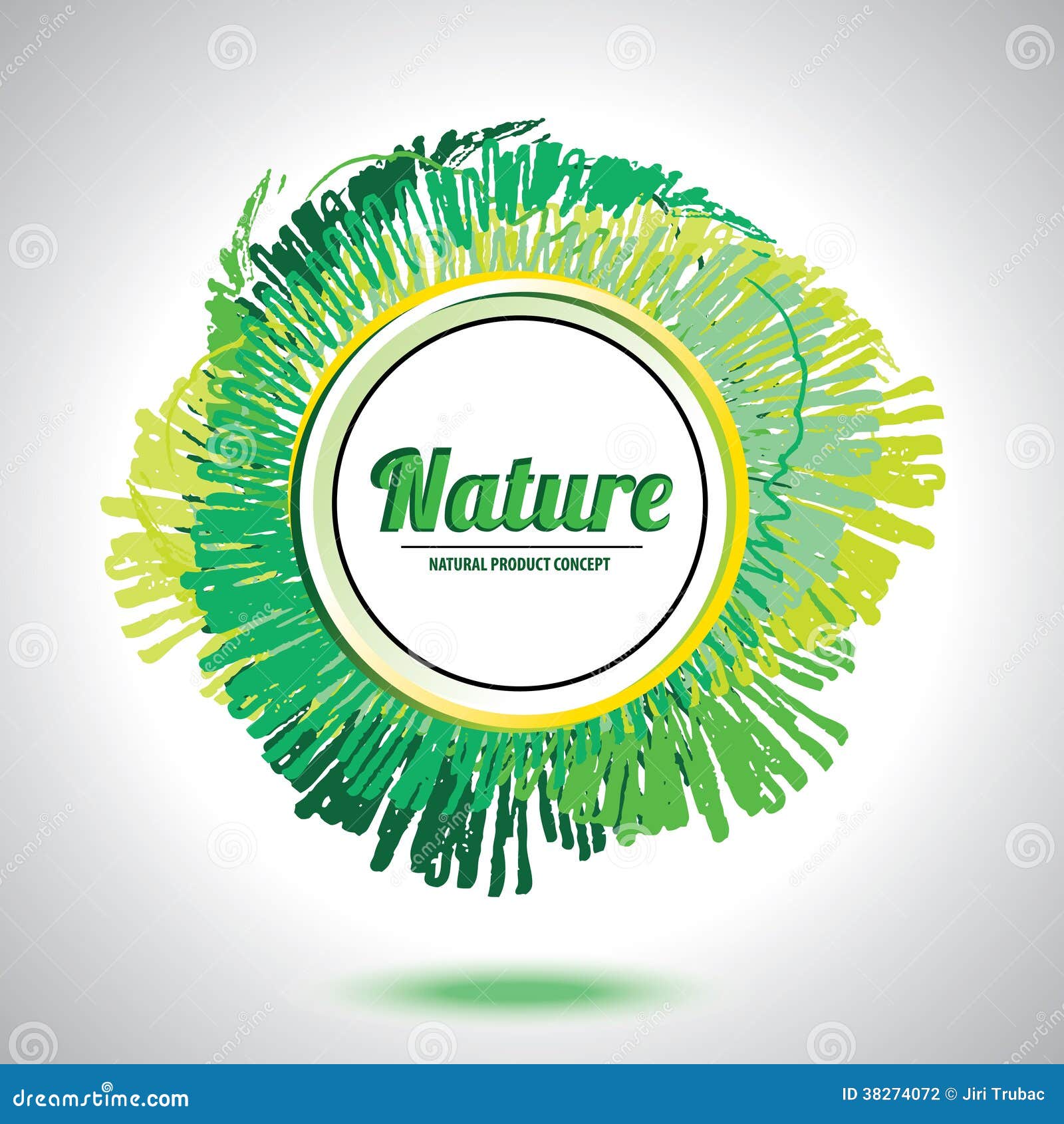 Abstract Natural Circle Element. Stock Vector - Illustration of ecology ...