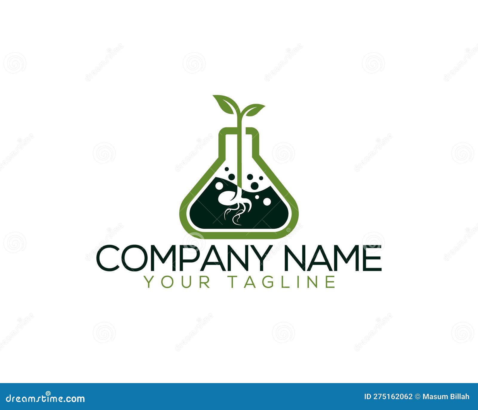 Abstract Natural Experiment Logo Design Concept. Stock Vector ...