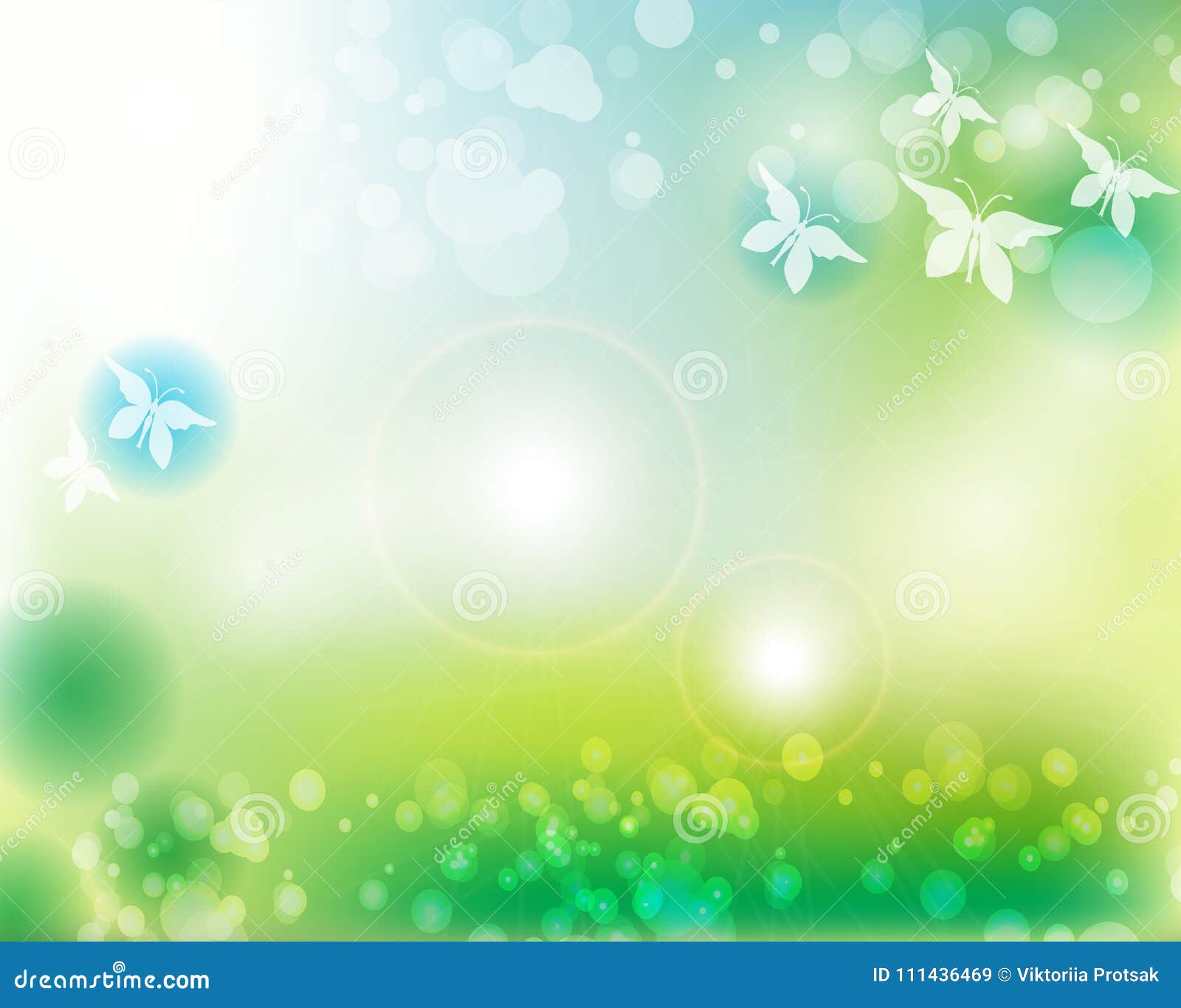 Natural Green Background Royalty-Free Illustration | CartoonDealer.com ...