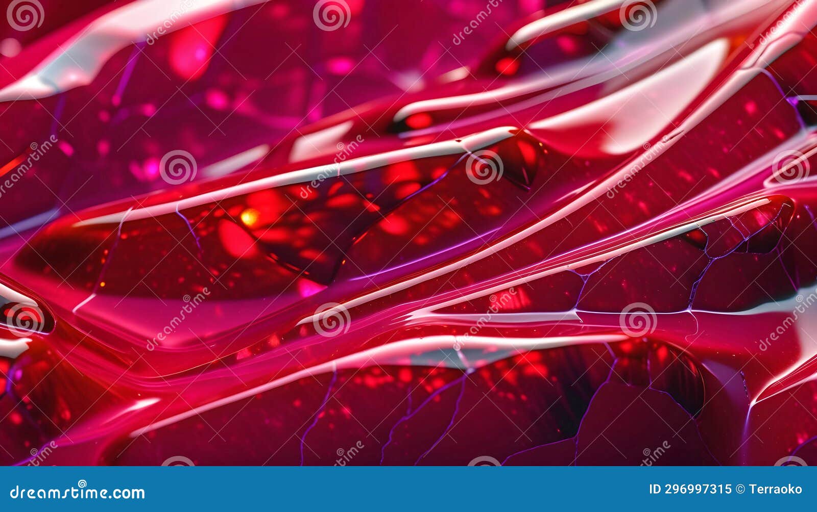 Ruby Red Texture Background. Concrete Cracked Color Wallpaper. Silky ...