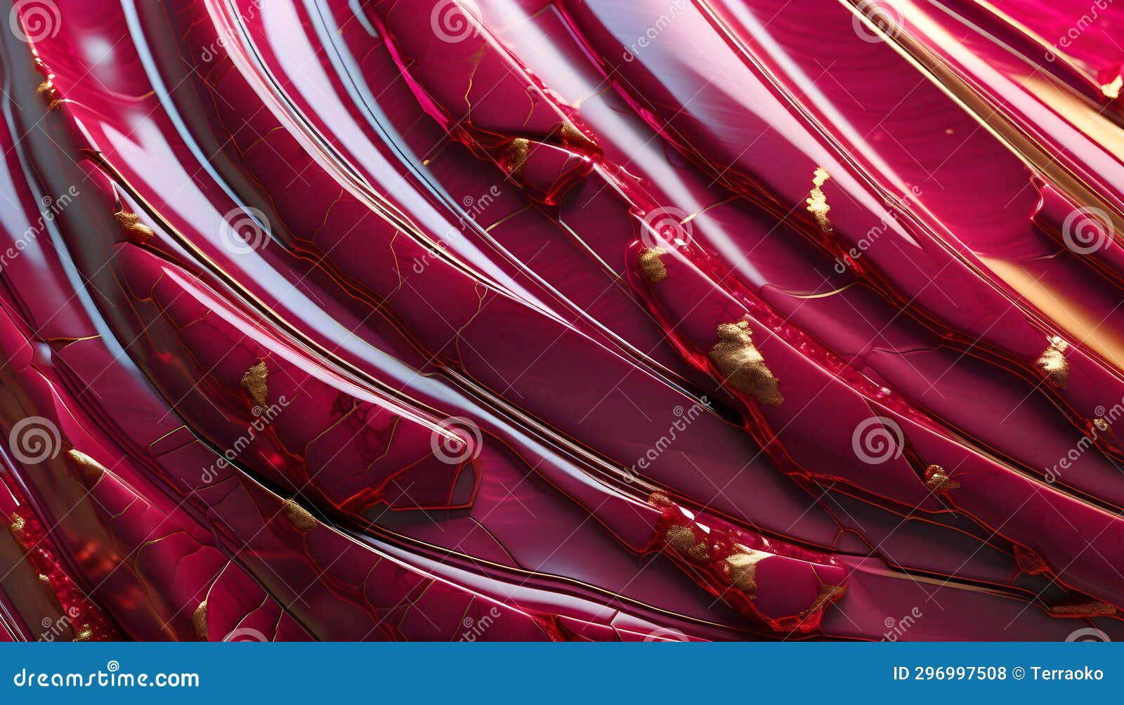 Ruby Red Texture Background. Concrete Cracked Color Wallpaper. Silky ...