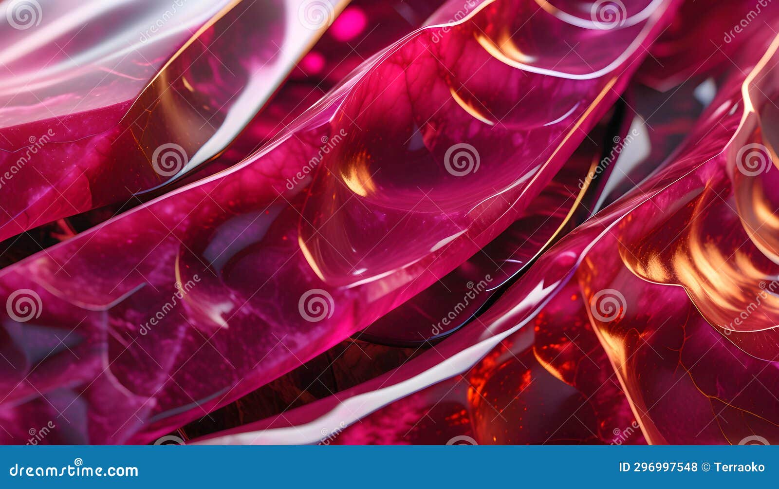 Abstract Natural Ruby Texture with Dark Veins with Gold Stock ...