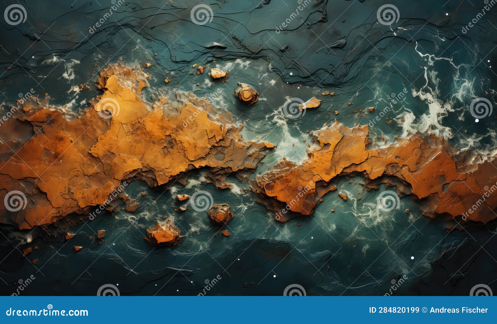Abstract Natural Texture, Earth Texture, Satellite Top View. Stock ...