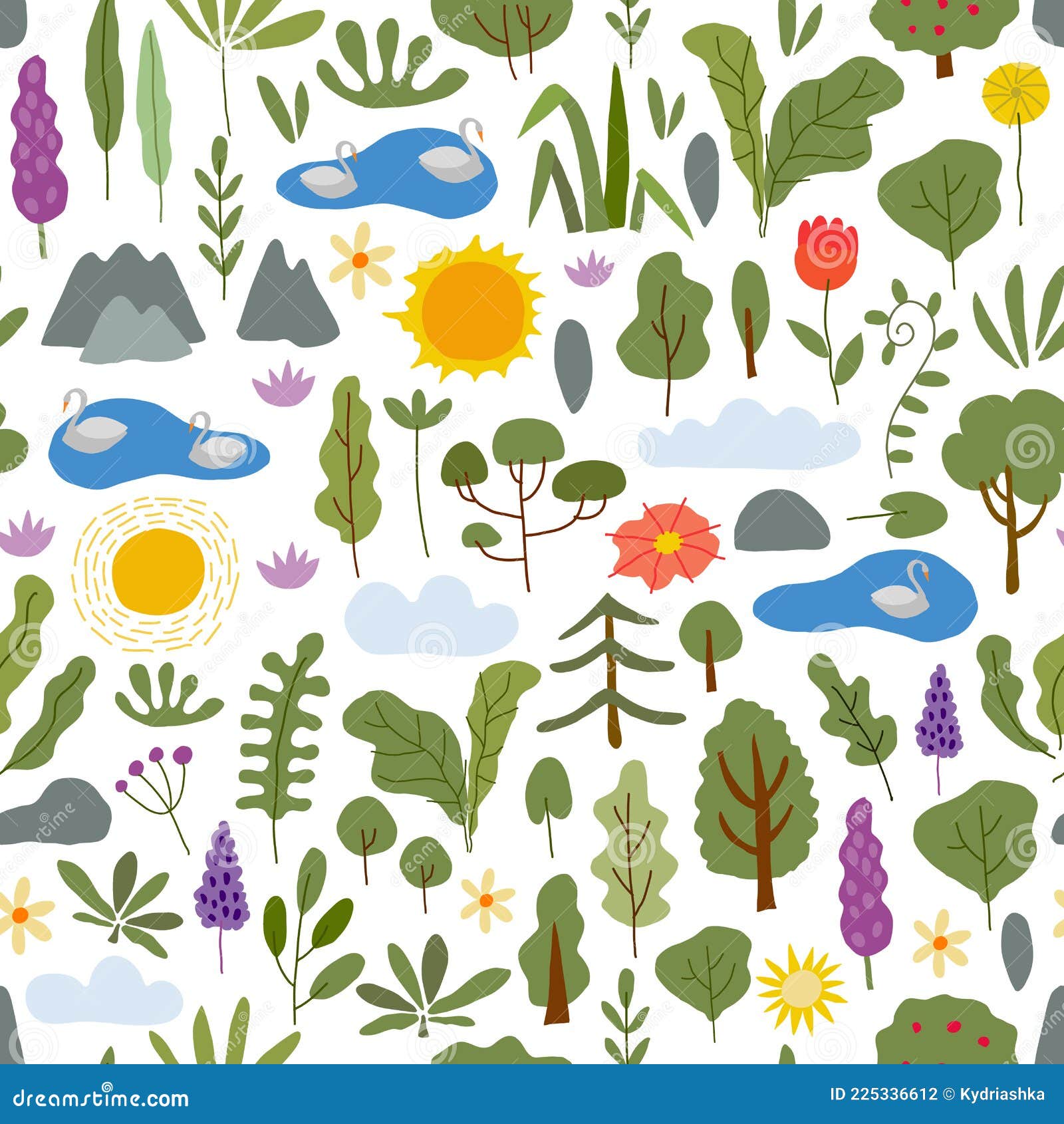 Abstract Nature Circle Frame for Your Design Stock Vector ...