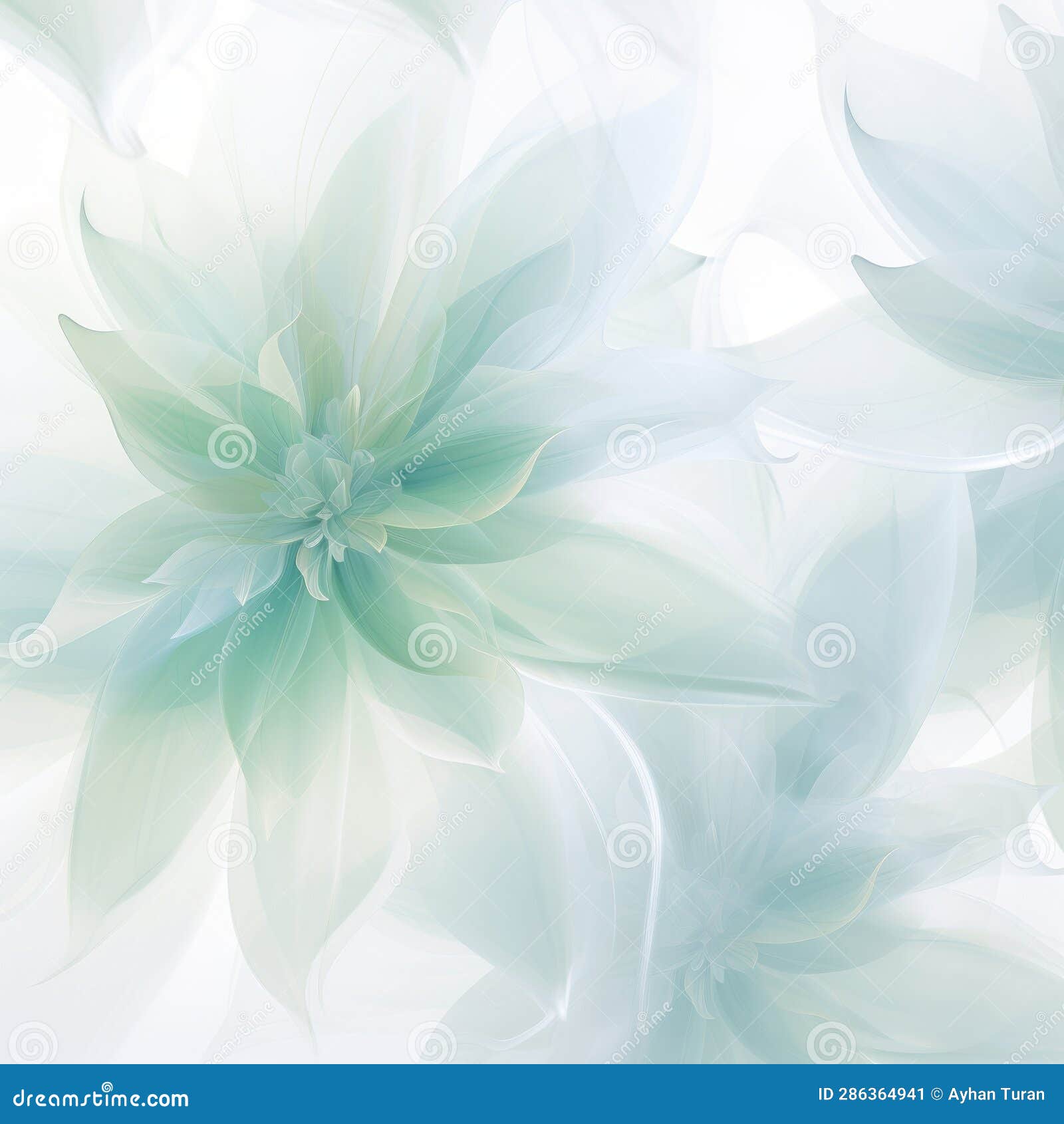 Abstract Nature Flower Pattern . Stock Illustration - Illustration of ...