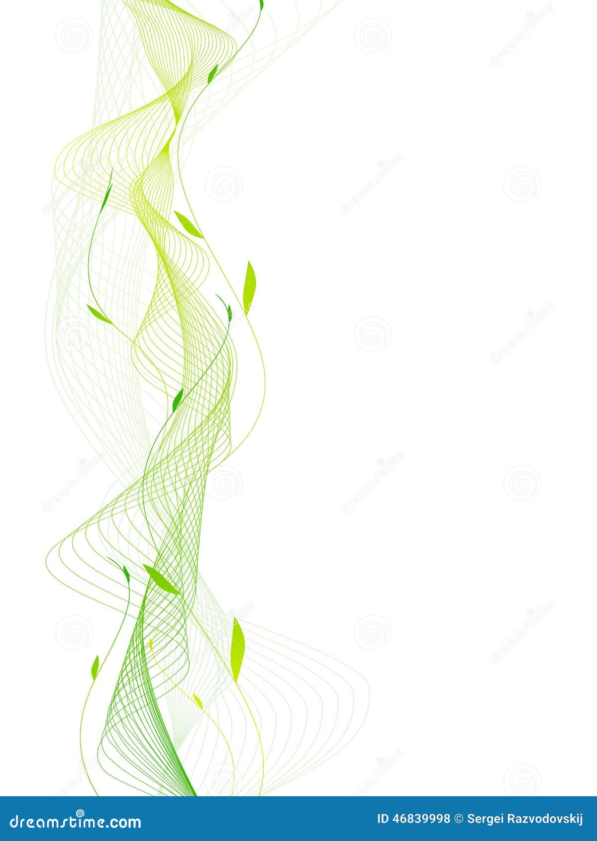 Abstract Nature Frame stock vector. Illustration of border - 46839998