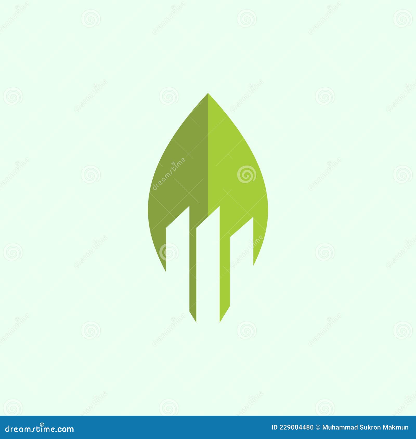 Abstract Nature Leaf Building Logo Icon Stock Vector - Illustration of ...