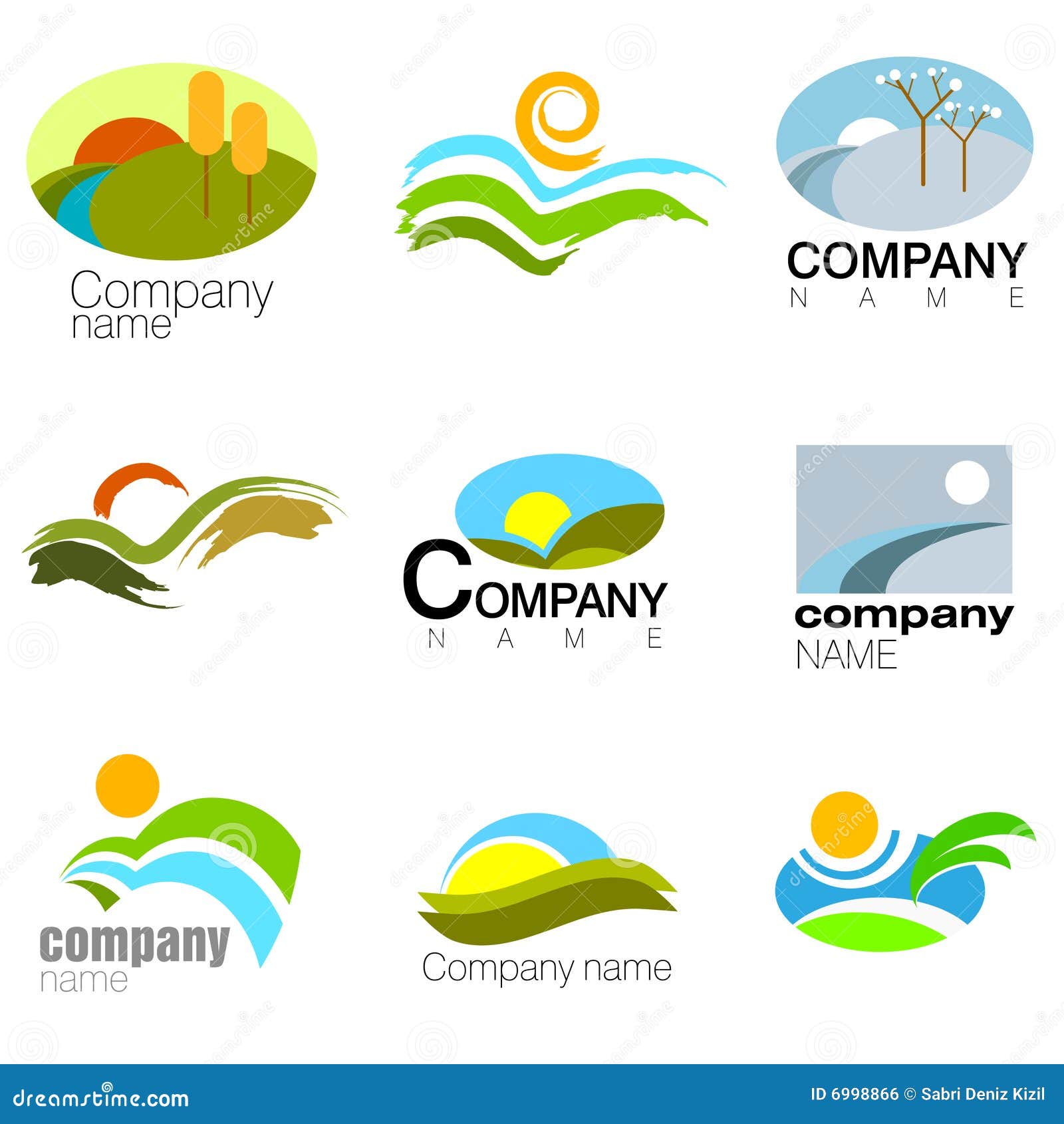 Abstract Nature Symbol Vector Stock Vector - Illustration of ...