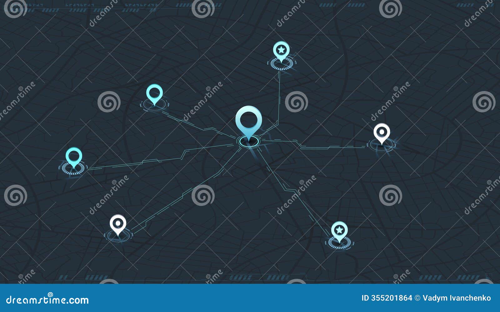 Abstract Navigation through Multiple POI. Online Location Tracking with ...