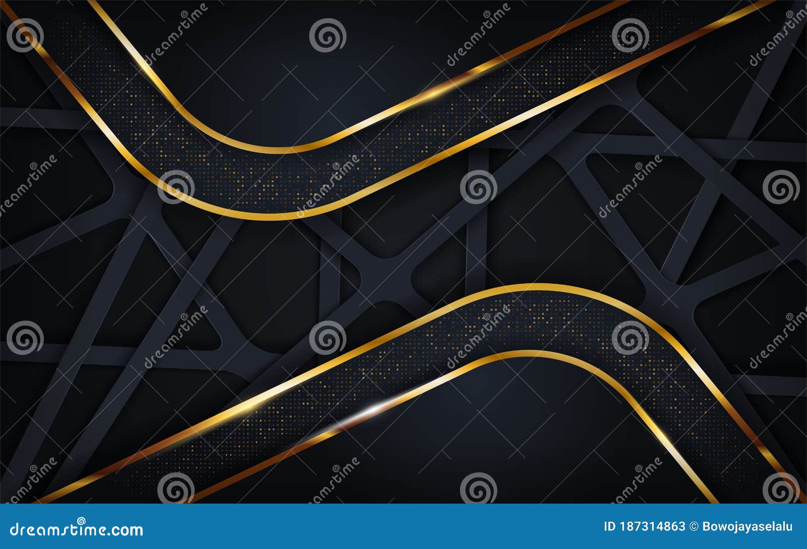 Abstract Navy Background with Random Lines Shape. Elegant Modern ...