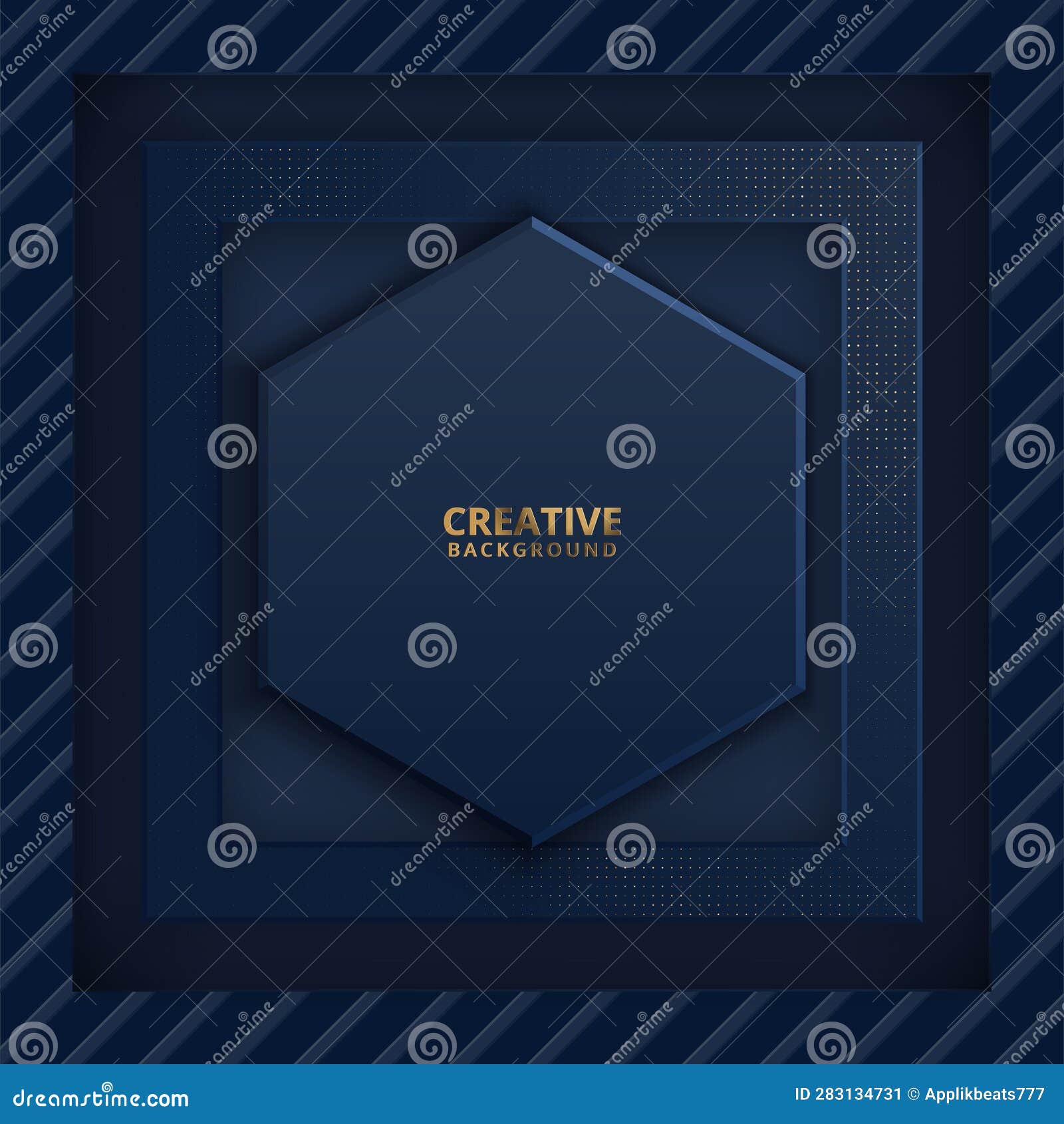 Abstract Navy Blue Background, Layer of Paper with a Glossy Light ...