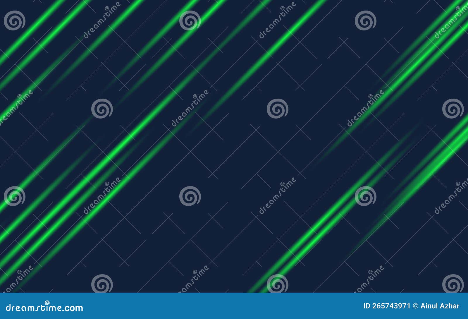 Abstract Navy Blue with Green Light Background Illustration Stock ...