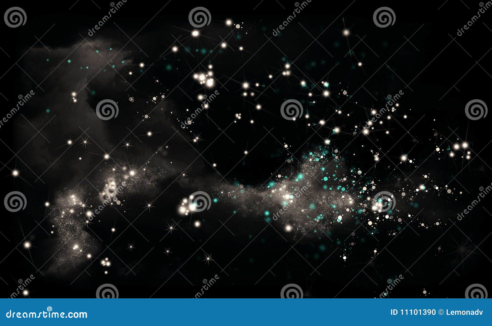Abstract nebula stock illustration. Illustration of space - 11101390