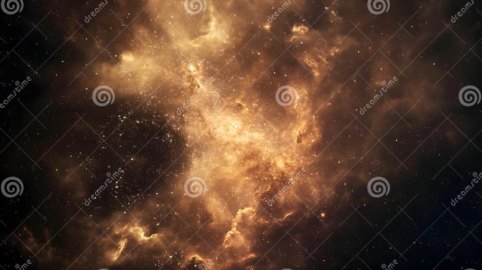 Abstract Nebula Background - Space Galaxy Design Stock Illustration ...