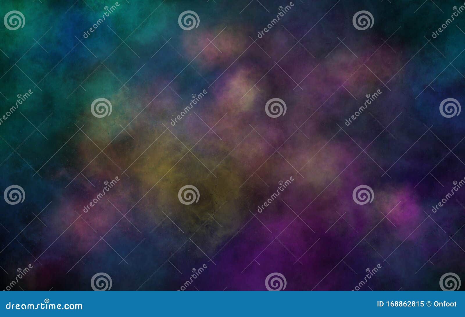 Abstract Nebula Cloud Pattern on Black Background Stock Illustration ...