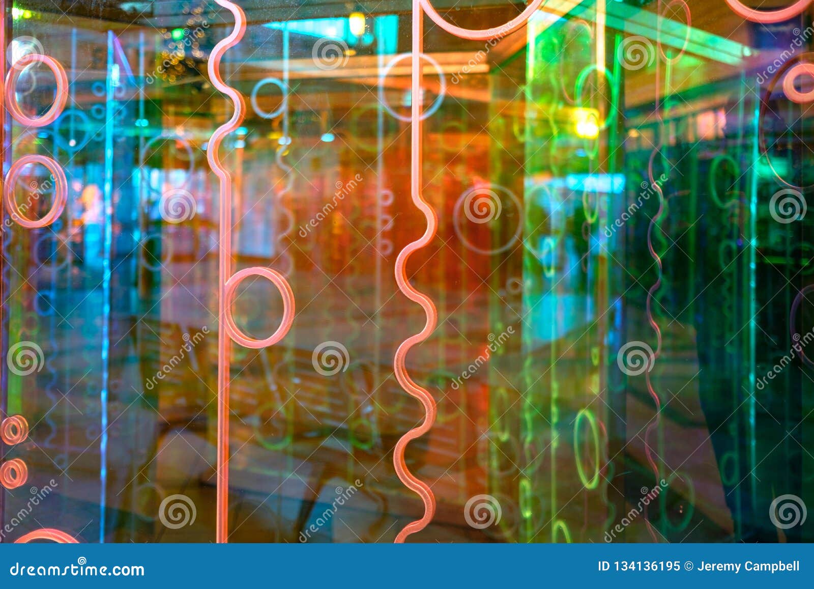 Abstract Neon Art Design stock image. Image of colour - 134136195