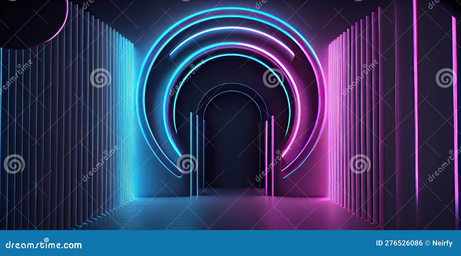 Abstract neon background stock illustration. Illustration of object ...