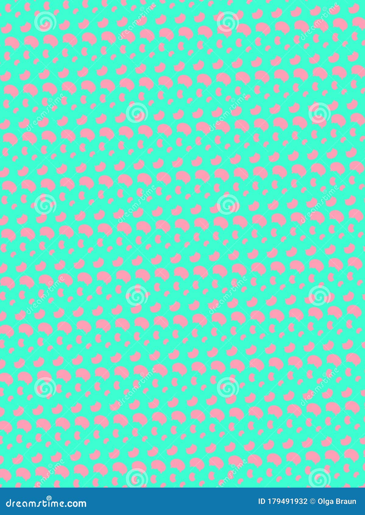 Abstract Neon Background with Decorative Pink Elements. Stock Vector ...