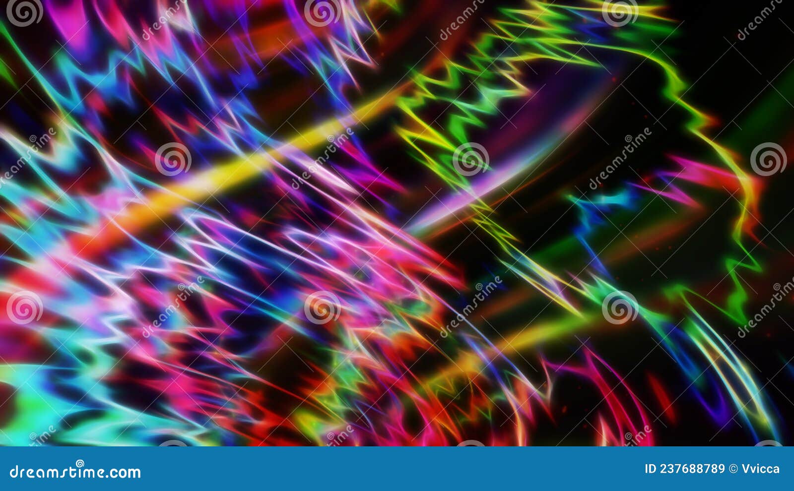 Abstract Neon Background with Glowing Pattern. Stock Illustration ...