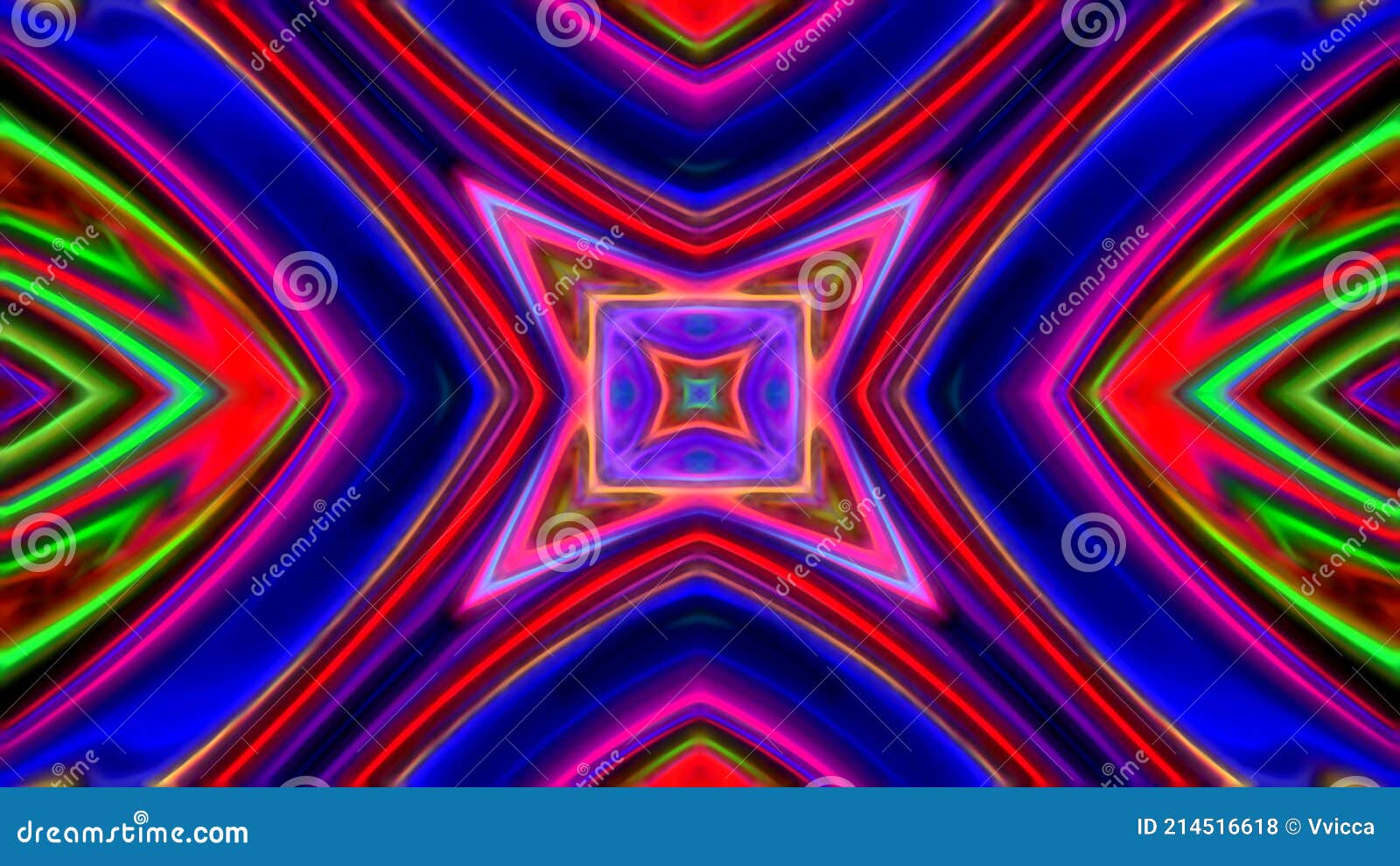 Abstract Neon Background with Pattern and Texture Stock Illustration ...