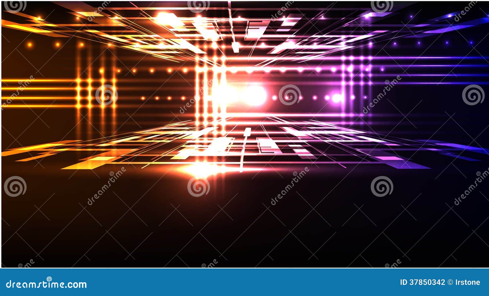 Abstract Neon Background Template Stock Vector - Illustration of night ...