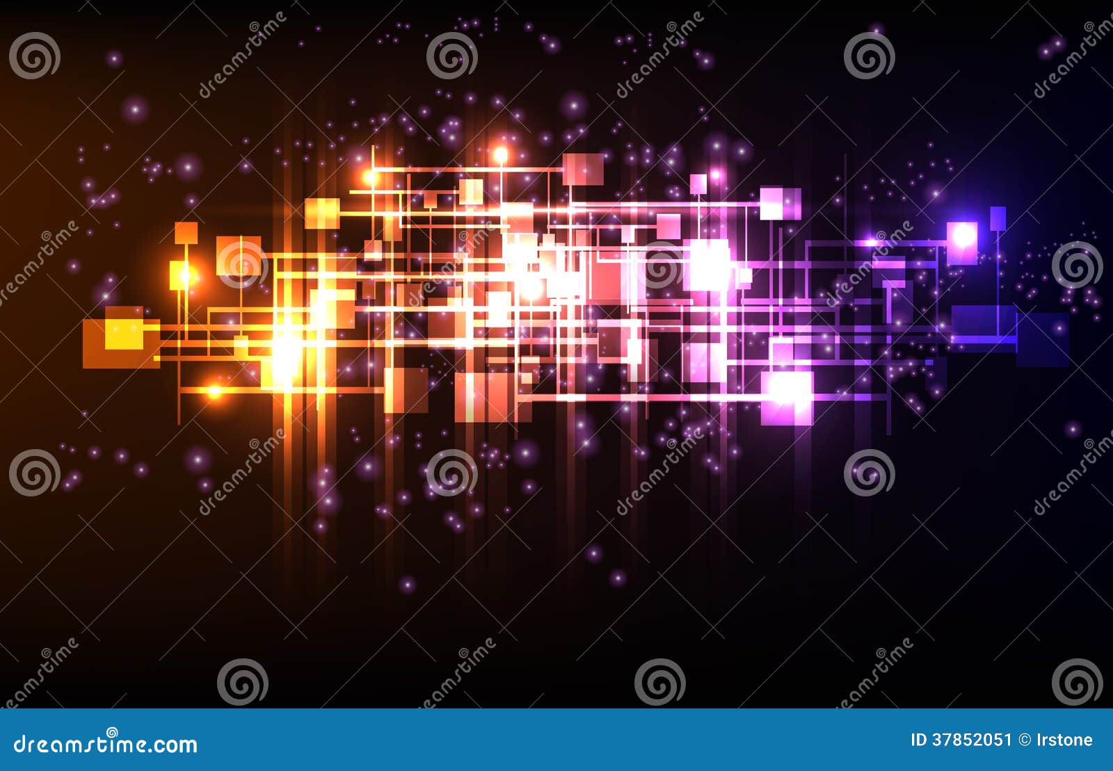 Abstract Neon Background Template Stock Vector - Illustration of light ...