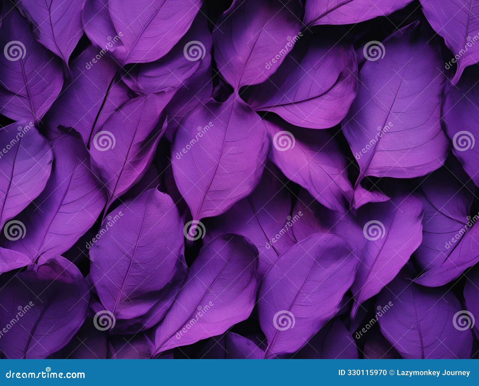Abstract Neon Background Texture of Violet Dry Leaves Pattern Stock ...