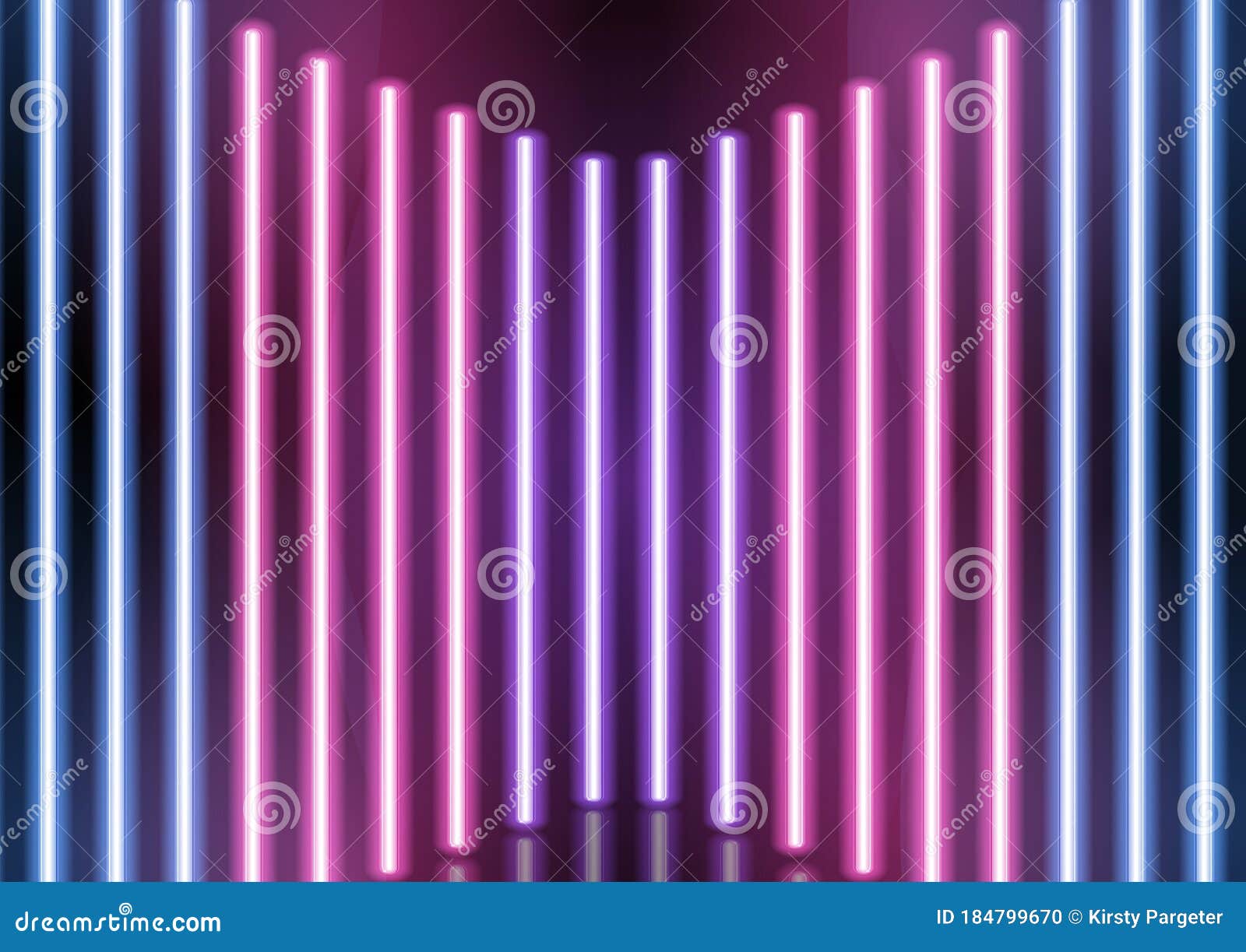 Abstract Neon Bars Background Stock Vector - Illustration of abstract ...