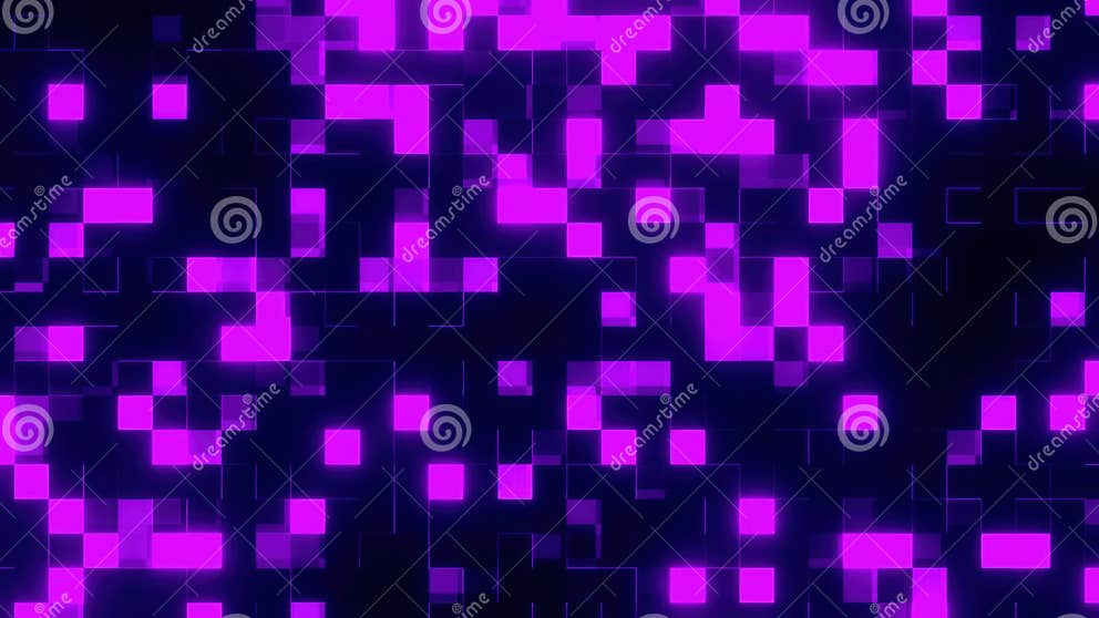 Abstract neon blocks stock illustration. Illustration of brickwork ...
