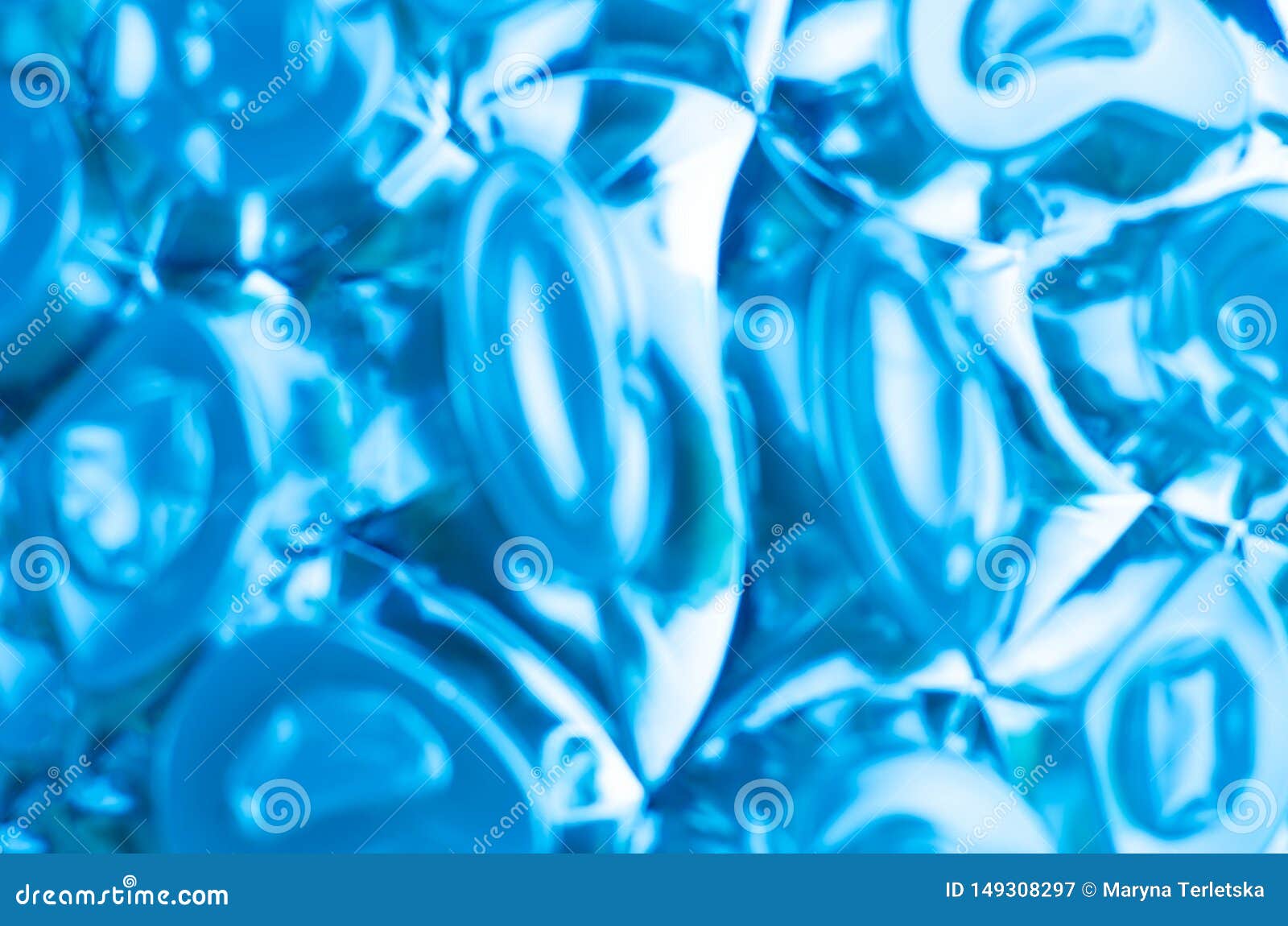 Abstract Neon Blue Background with Metallic Shine Stock Image - Image ...