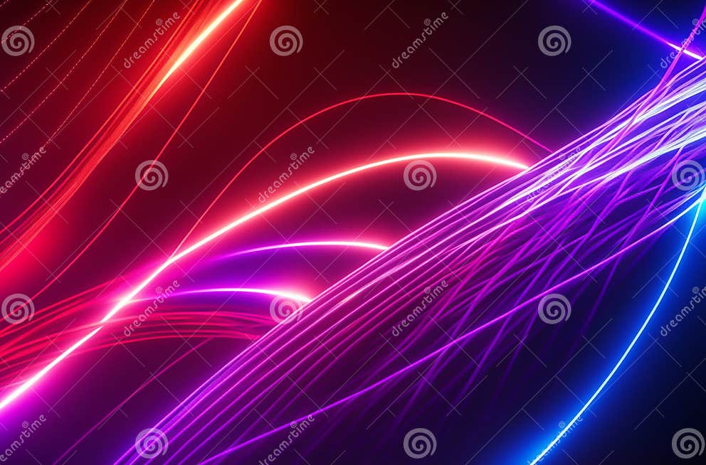 Abstract Neon Color Wave Lights Background. Art in Futuristic Colors of ... Abstract Neon Color Wave Lights Background. Art in Futuristic Colors of ...