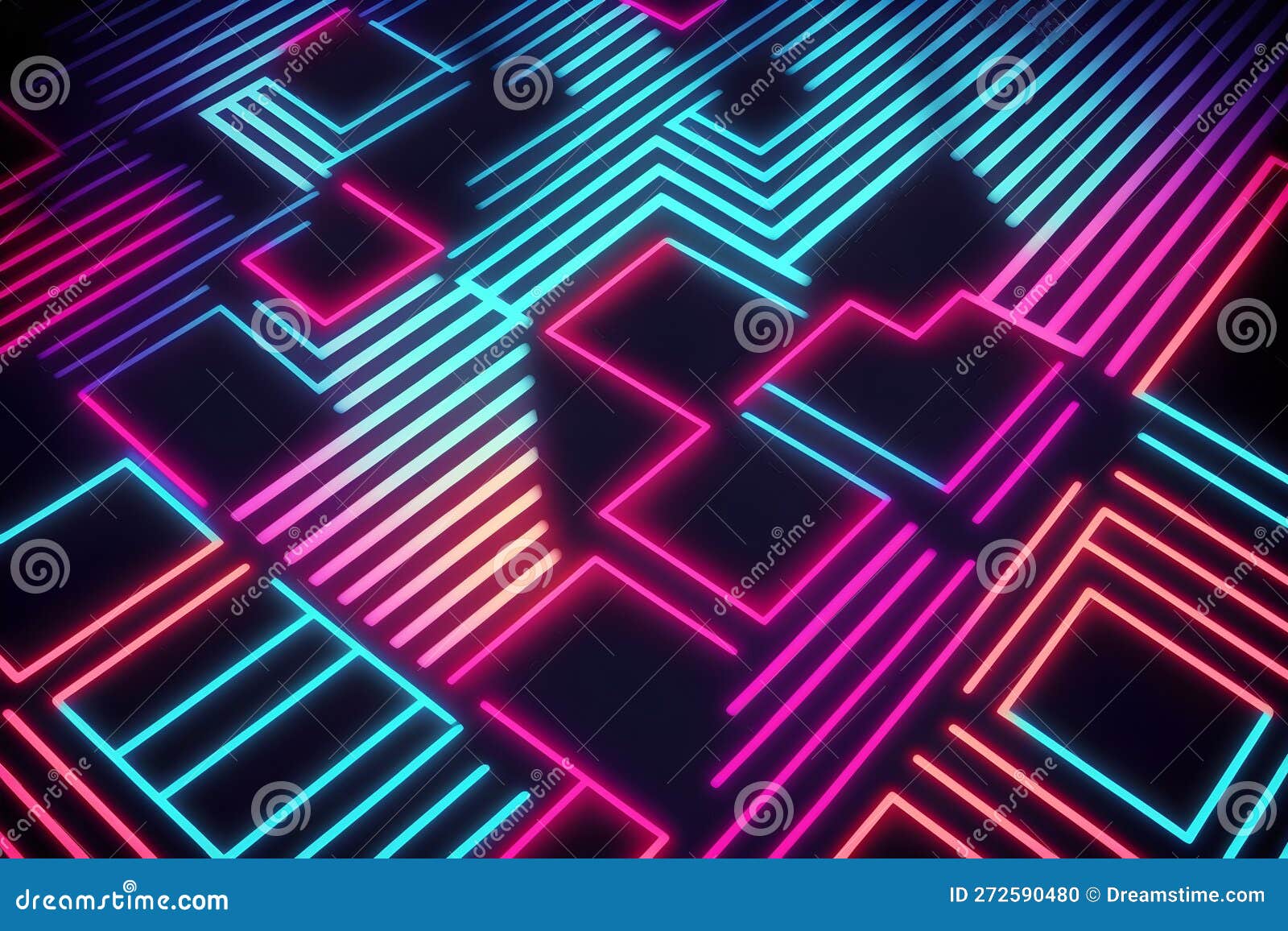 Retro Red Car Synthwave Poster With Vaporwave Sunset, Neon Gradient ...