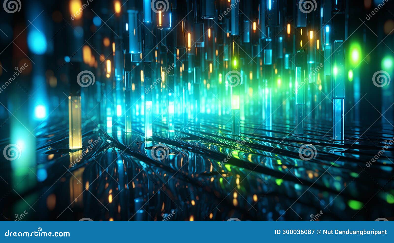 Abstract Neon Cyan and Acid Green Patterns Modern Design Stock ...