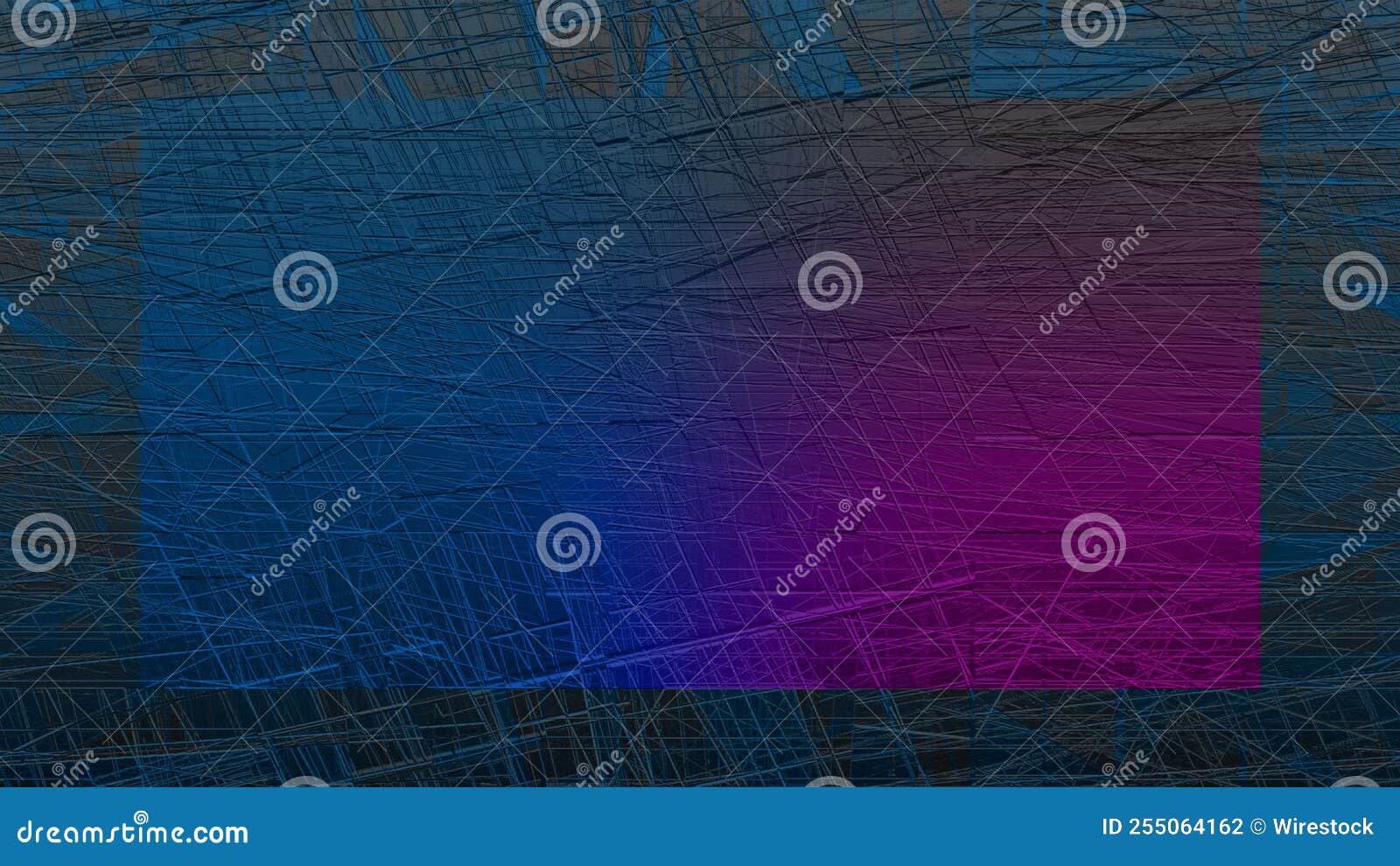 Abstract Neon Grunge Border Background Image. Stock Illustration ...