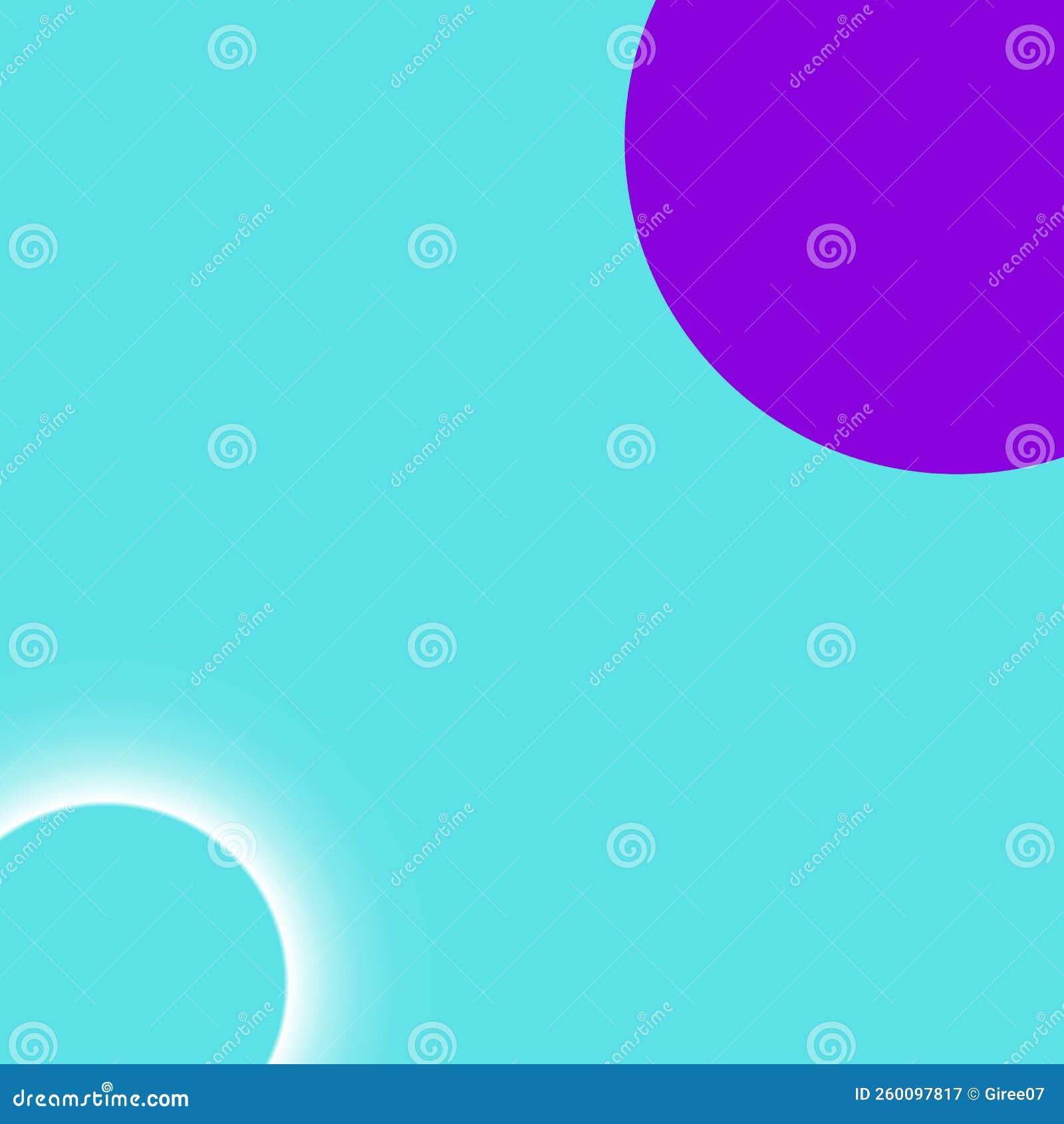 Abstract Neon Half Circle Frame with Space. Stock Illustration ...