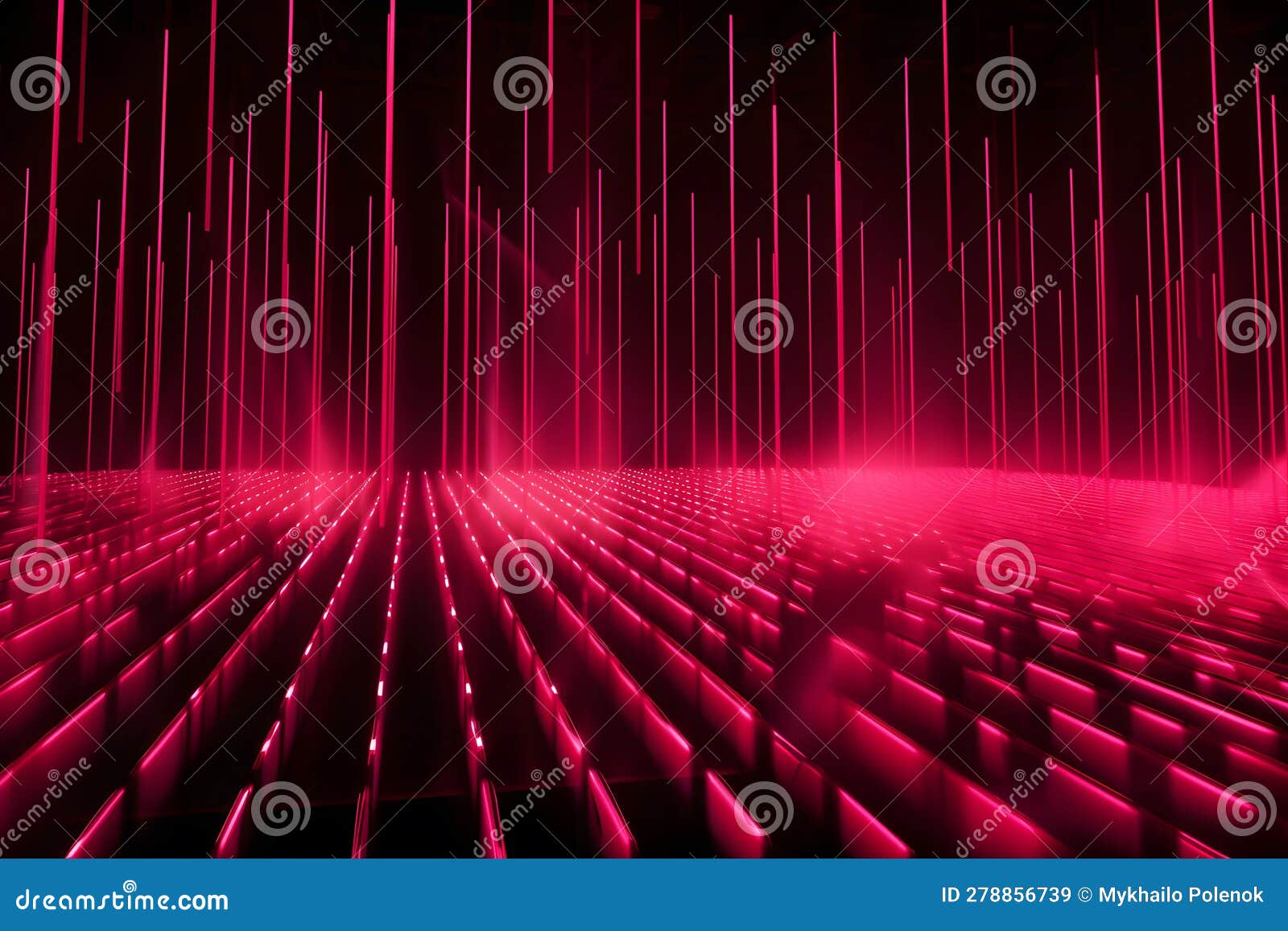 Abstract Neon Light Arrows Background. Neural Network AI Generated ...