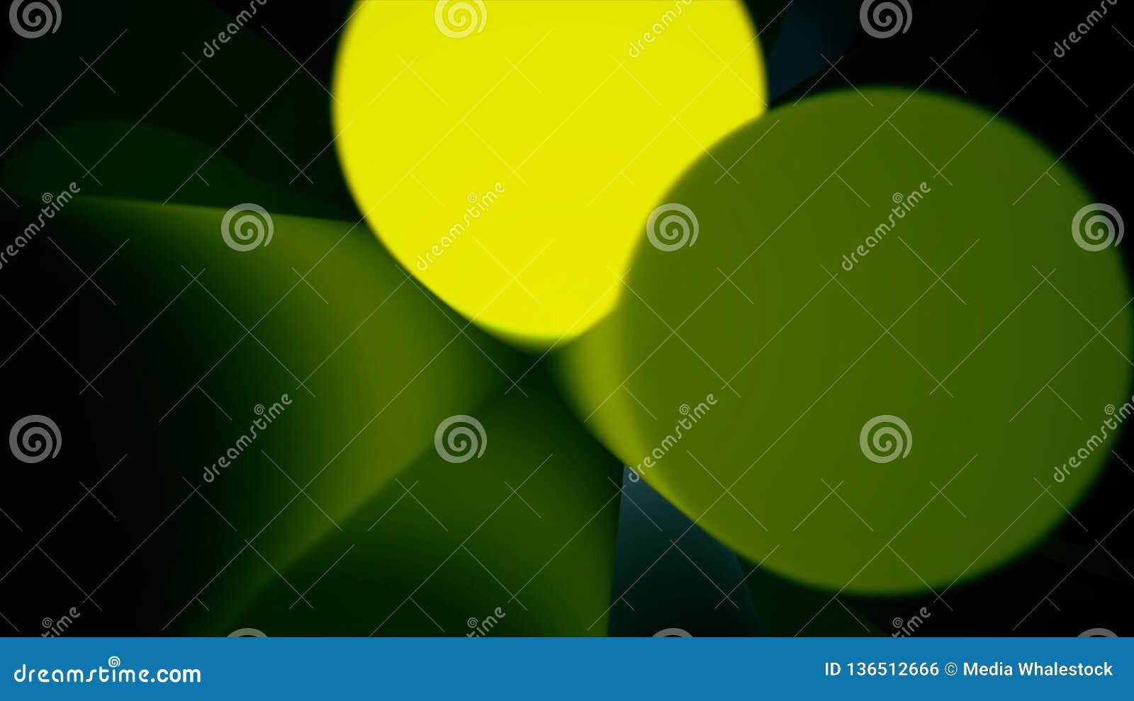 Abstract Neon Light Green Columns On Black Background, Seamless Loop ...