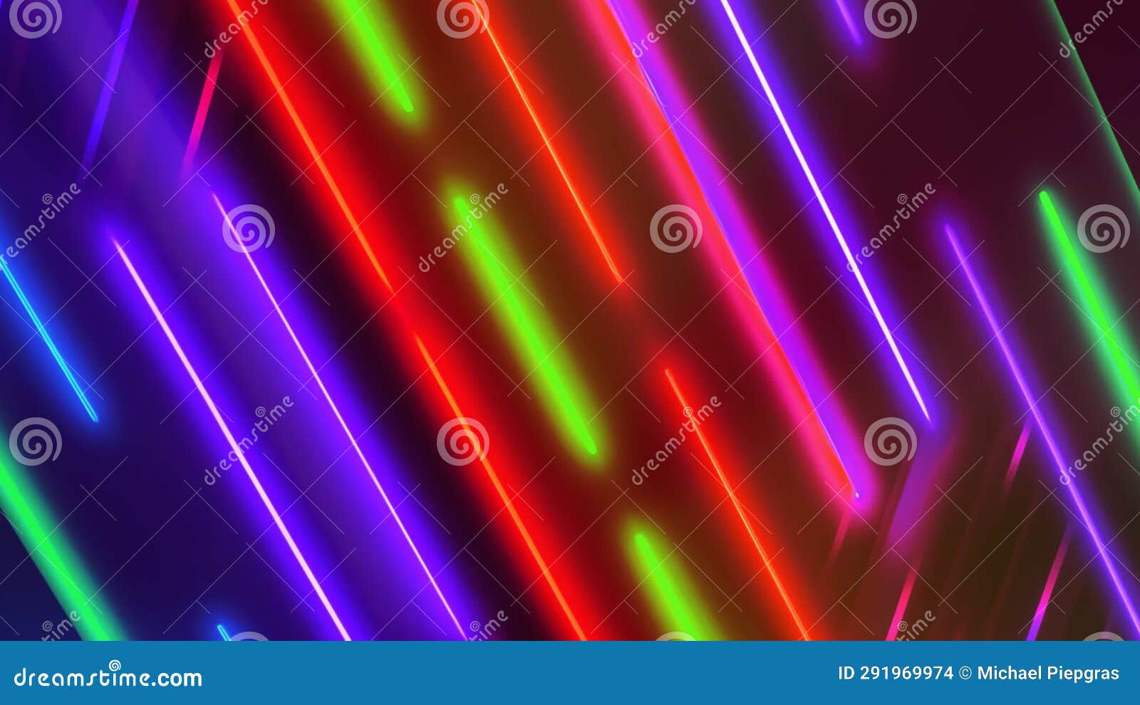 Abstract Neon Lights Background with Lightbeams Stock Footage - Video ...