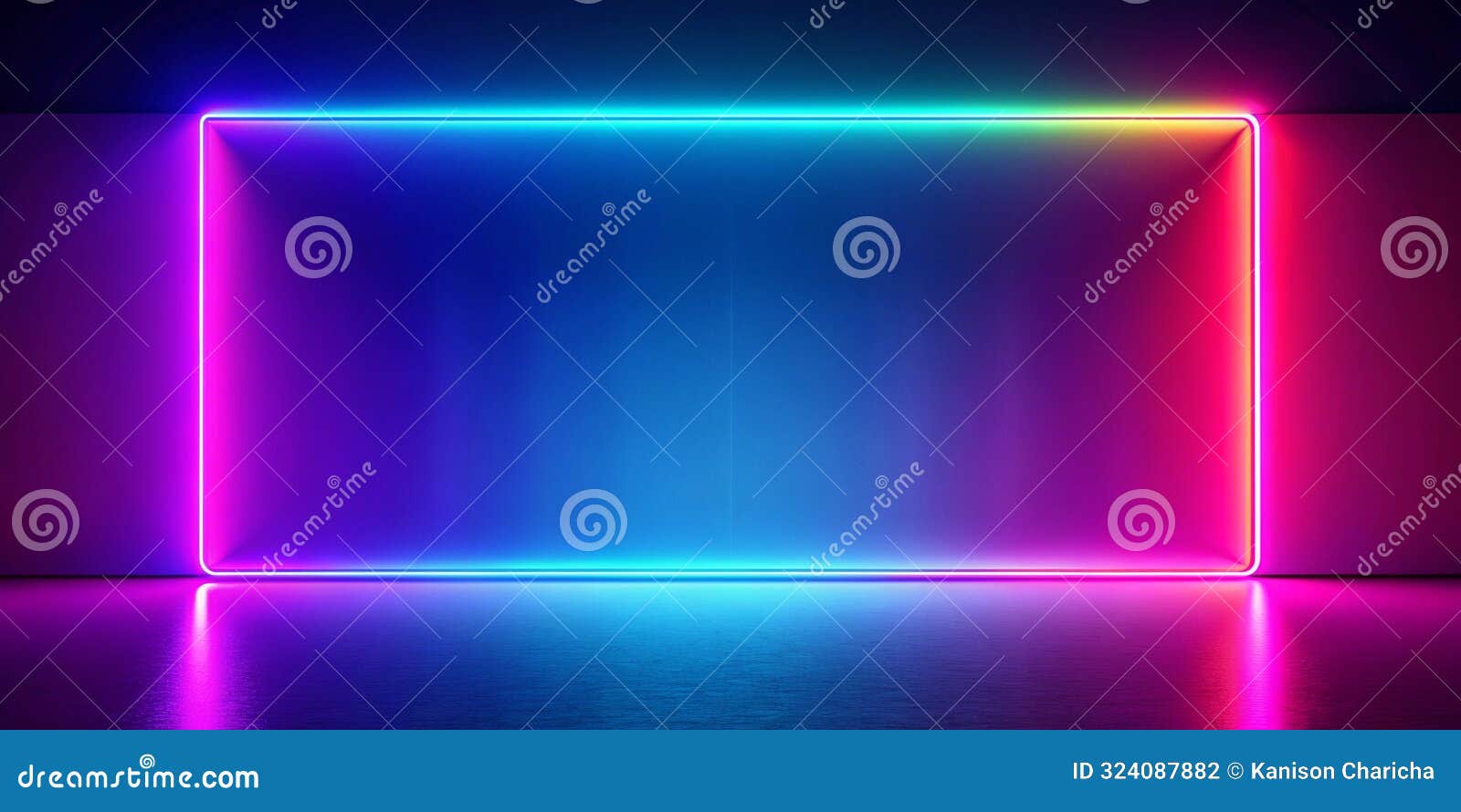 Abstract Neon Metaverse Gradient Background Generative AI Stock ...