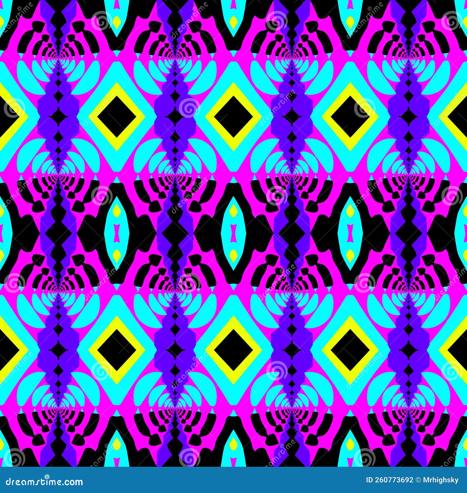 Abstract Neon Pattern stock vector. Illustration of pattern - 260773692