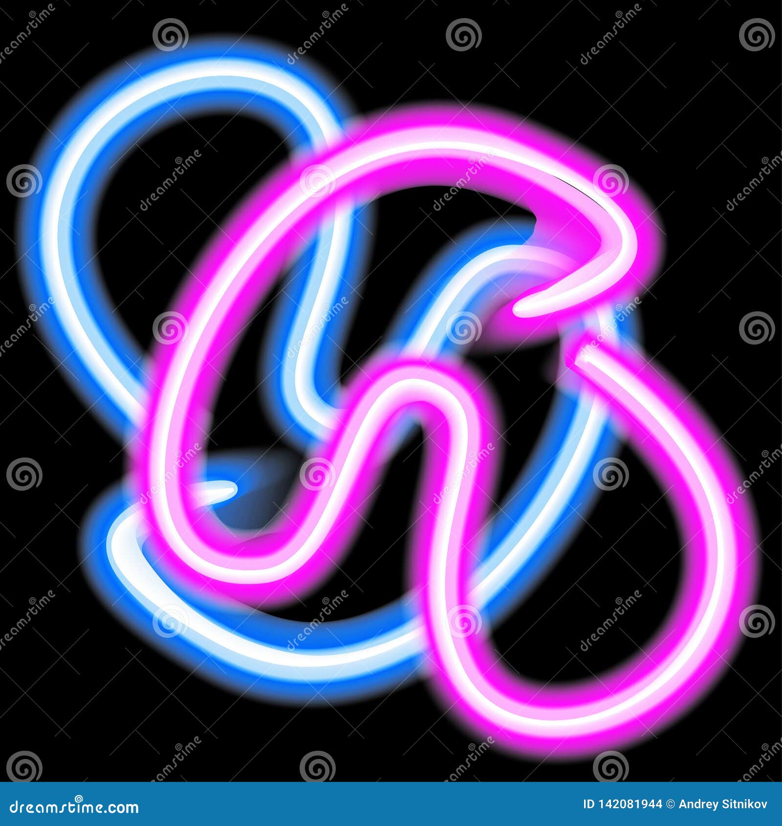 Abstract neon pattern. stock illustration. Illustration of modernism ...