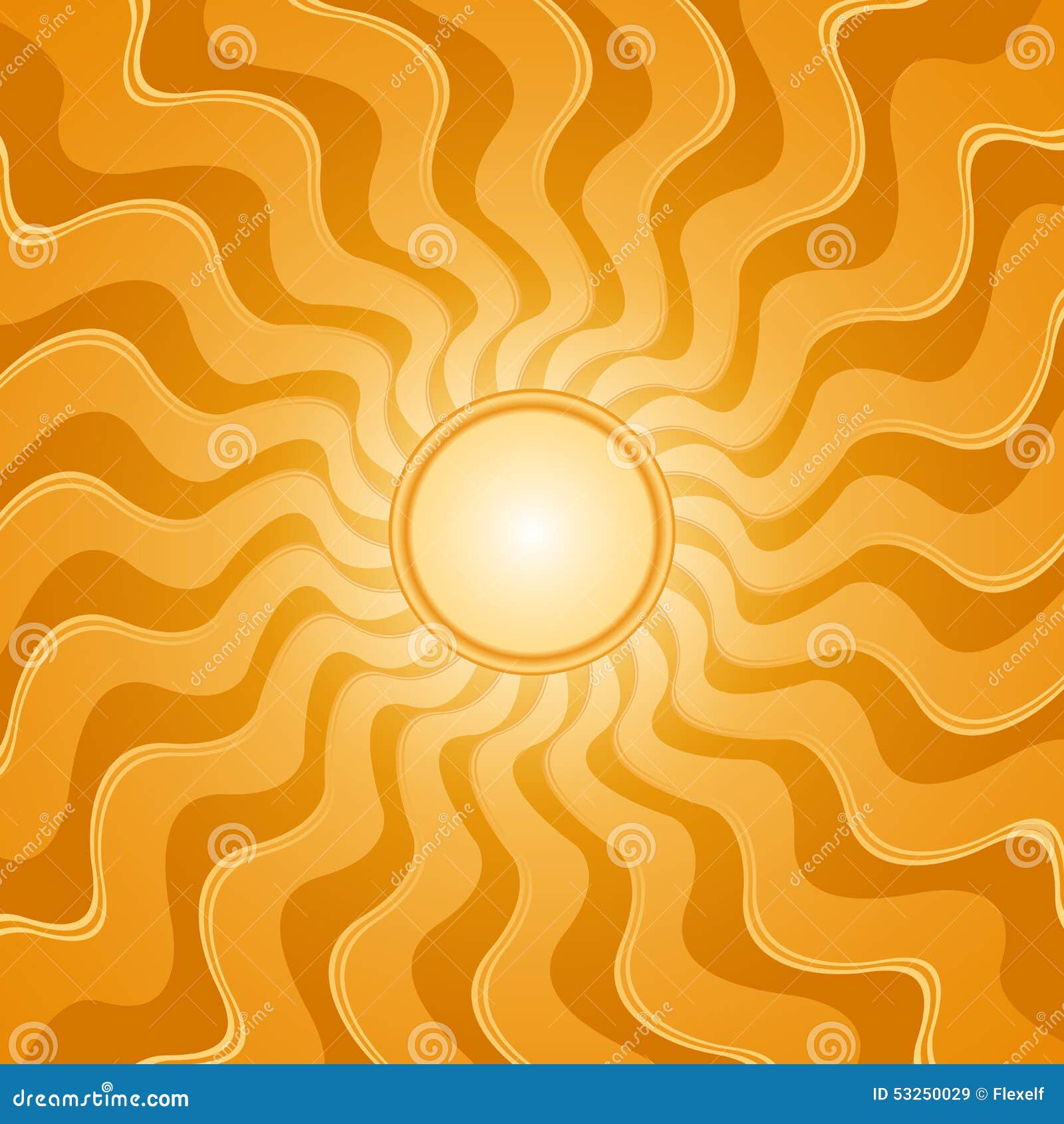 Abstract neon sun stock vector. Illustration of color - 53250029