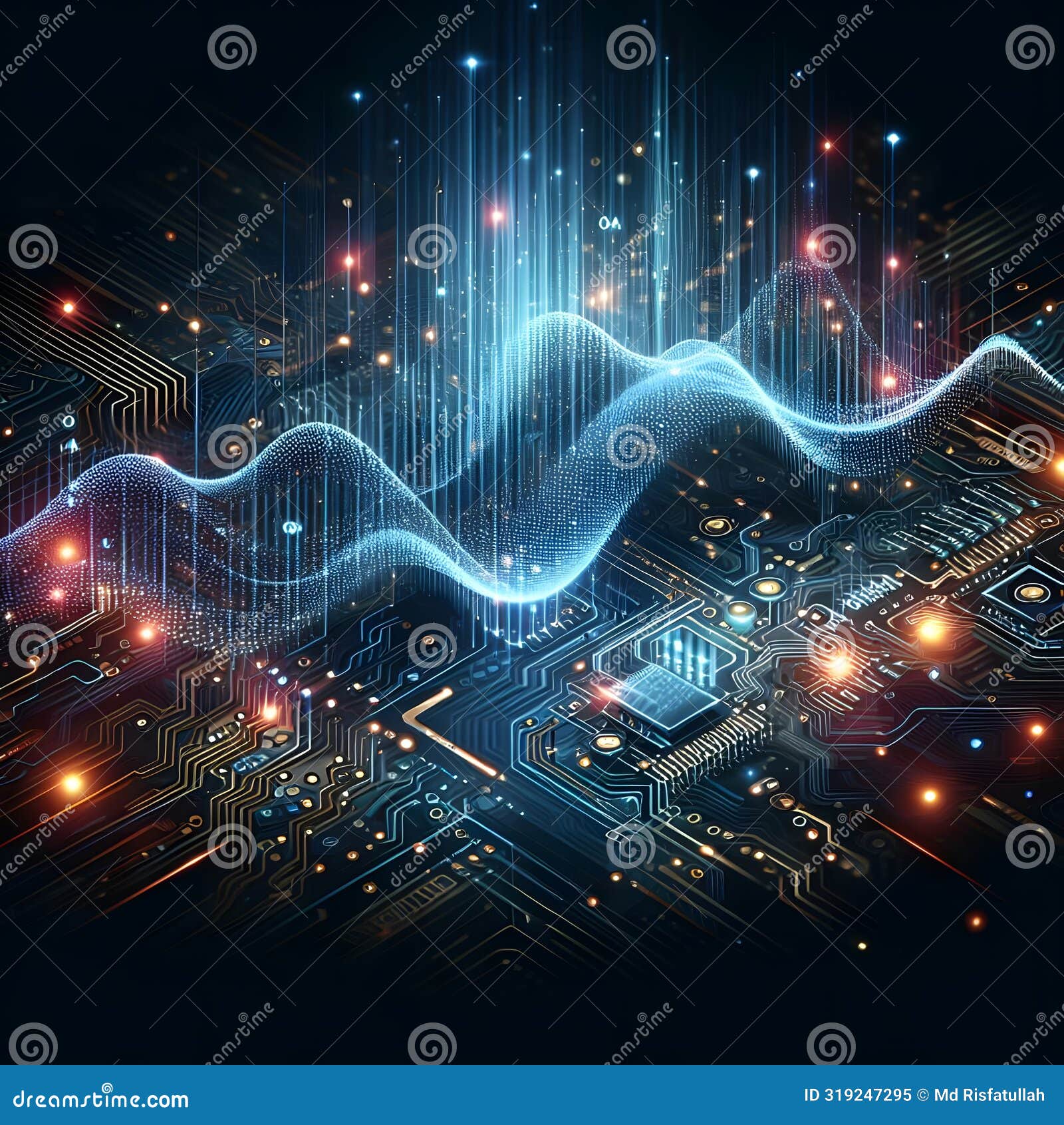 Abstract Network Background. Big Data Design Background Wallpaper Stock ...