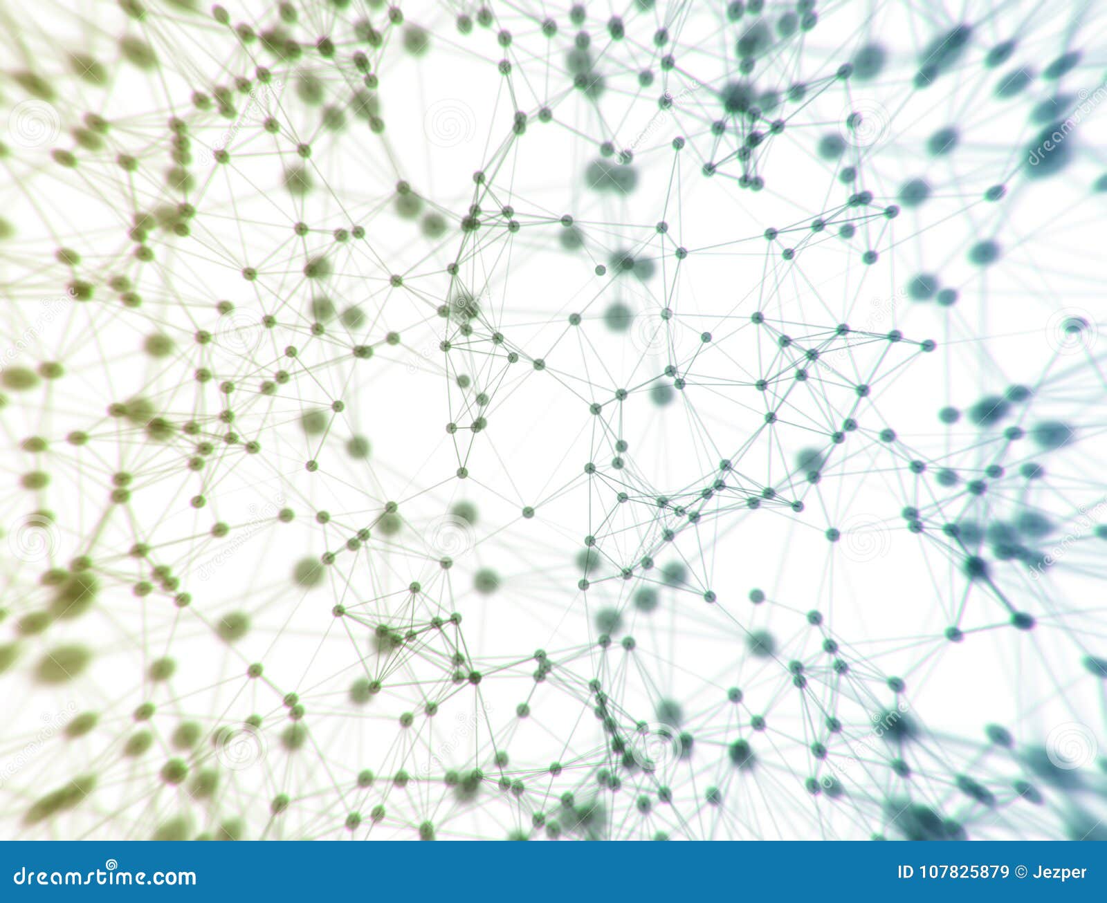 Abstract Network Communication 3d Background Stock Illustration ...