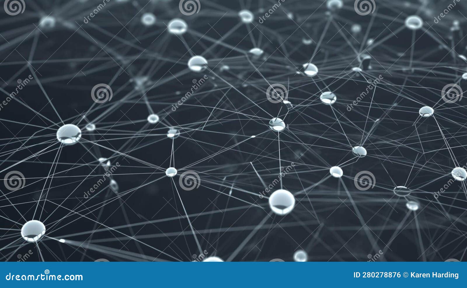Abstract Dynamic Network Concept Design Stock Illustration ...
