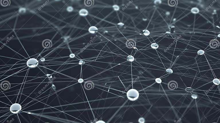 Abstract Dynamic Network Concept Design Stock Illustration ...