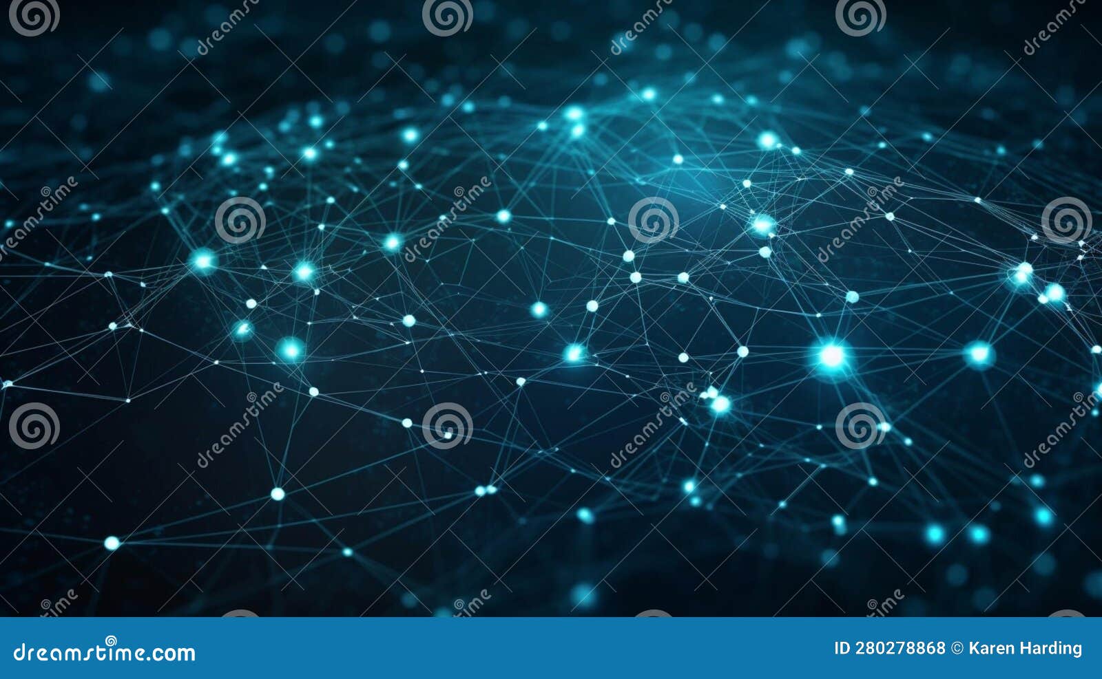 Abstract Dynamic Network Concept Design Stock Illustration ...